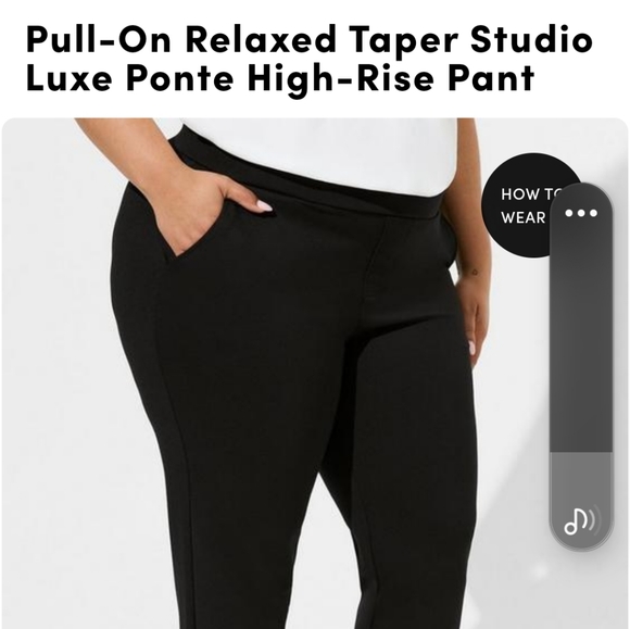 torrid | Pants & Jumpsuits | Torrid Pullon Relaxed Topper Studio Luxe ...